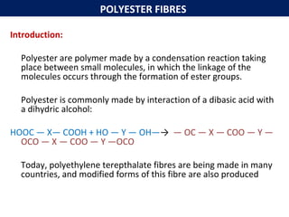 Polyester fiber processing | PPT