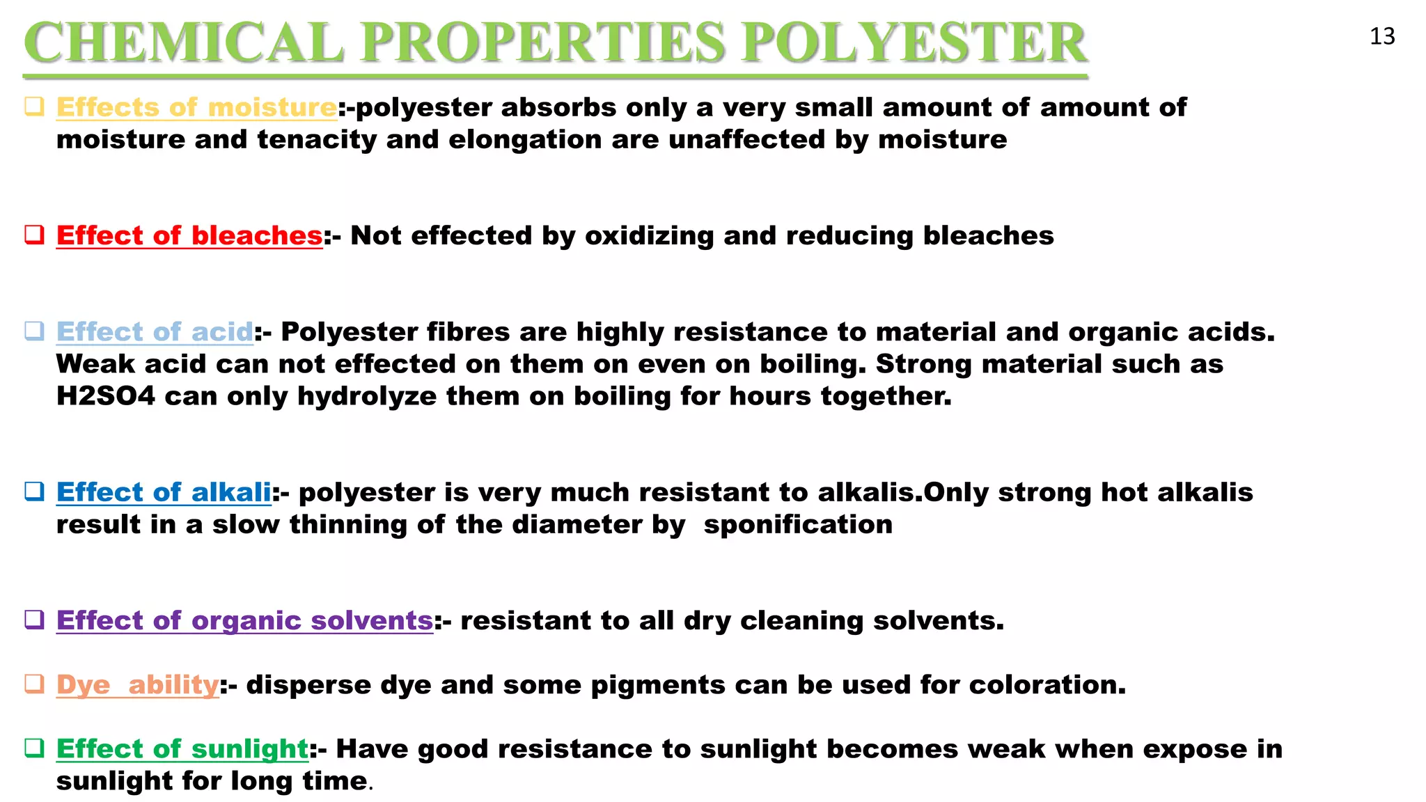 Polyester(man made fibres) | PPTX