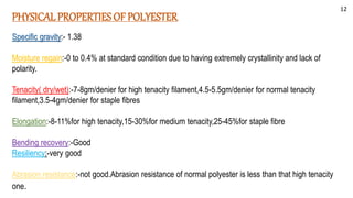 Polyester(man made fibres) | PPTX