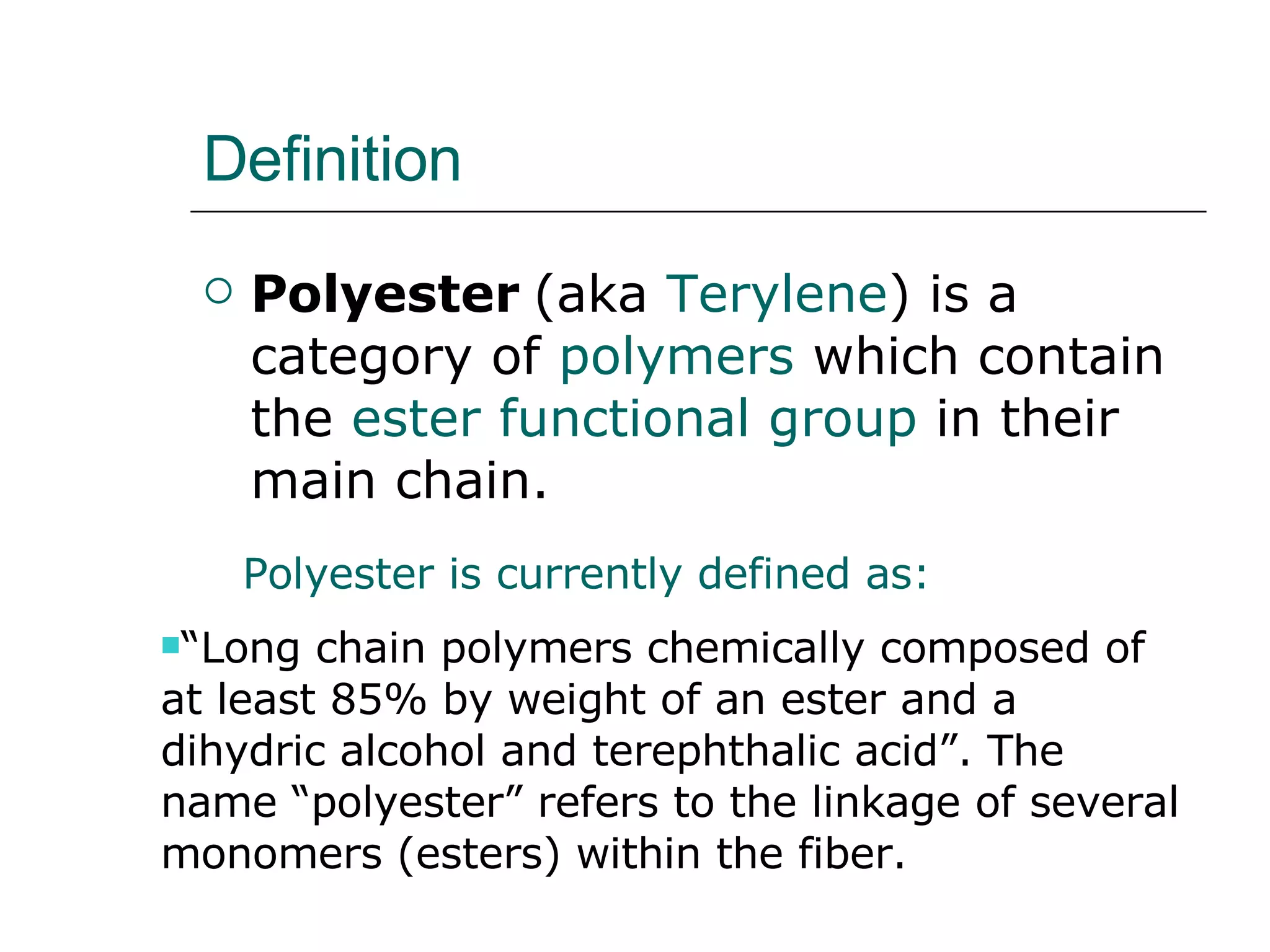 Polyester Presentation | PPT