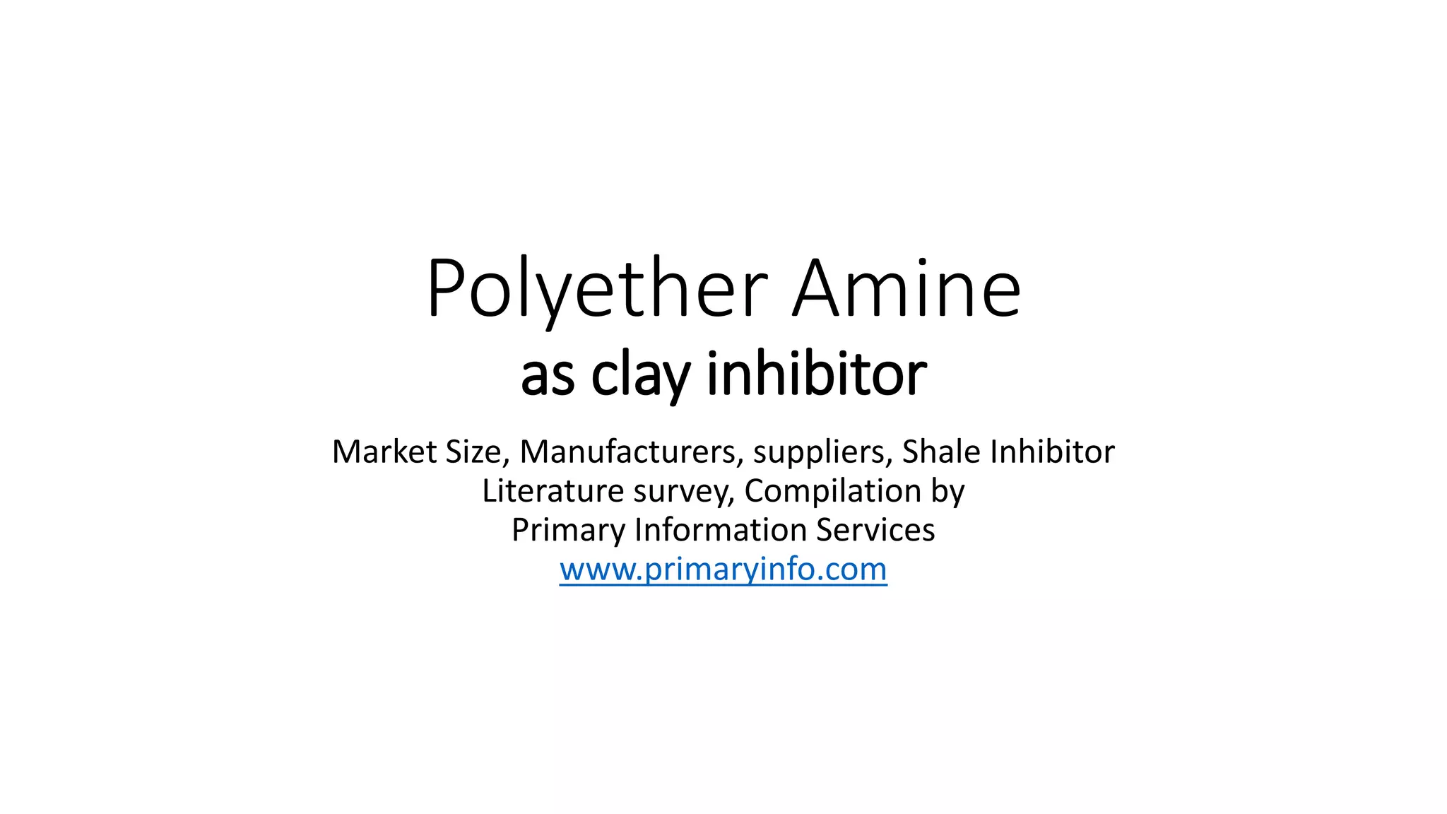 Polyether amine | PDF