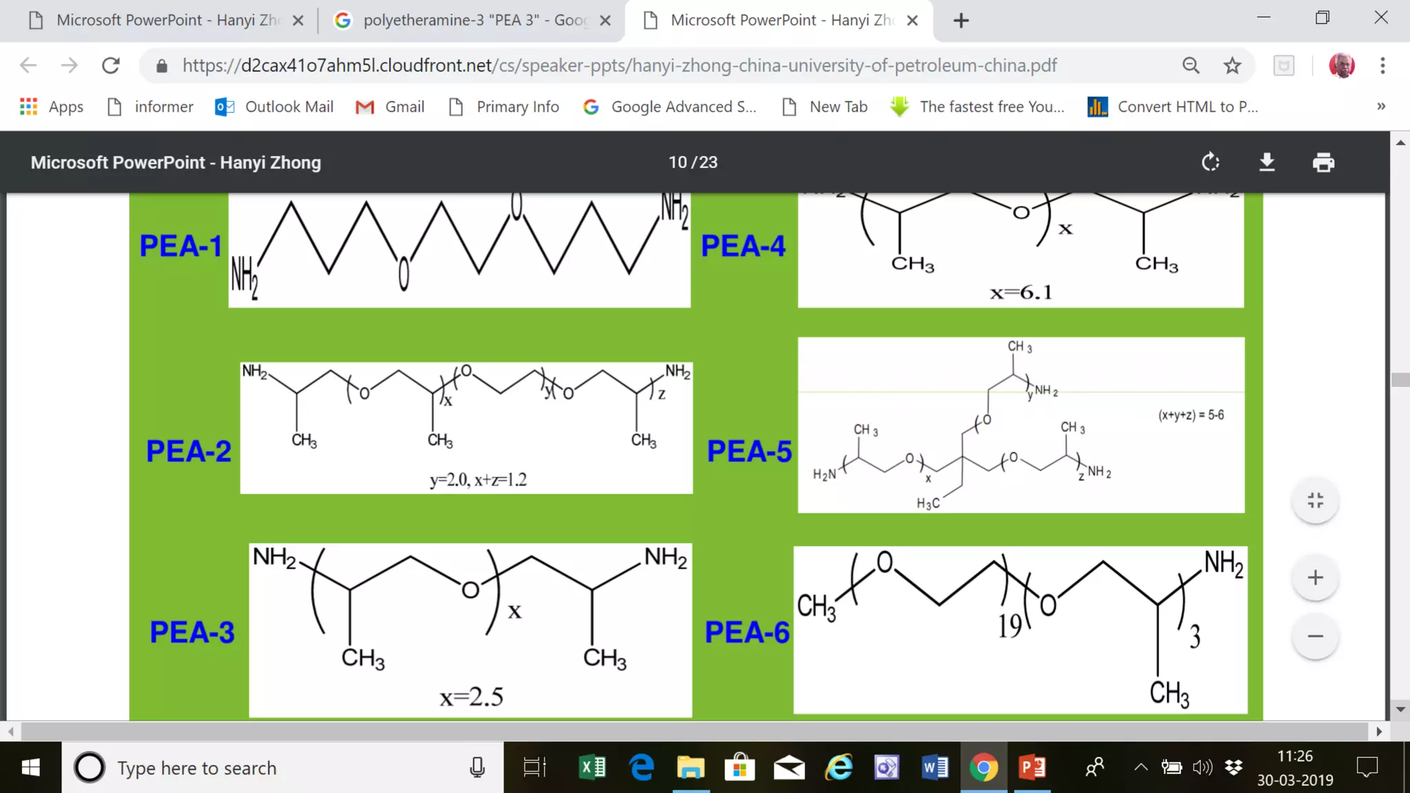 Polyether amine | PDF