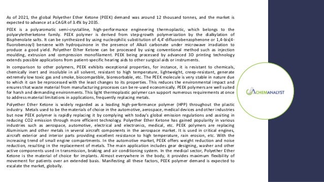 Polyether Ether Ketone Market Size, Share, Analysis and Forecast, 2035 ...