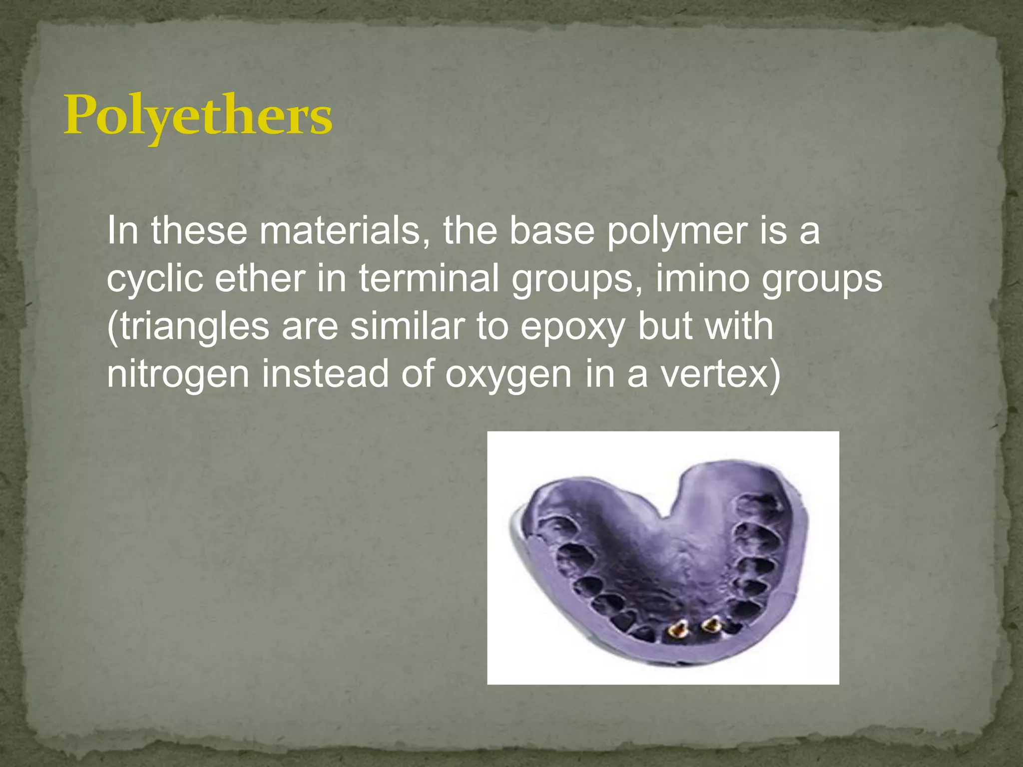 Polyethers and polysulfides | PDF