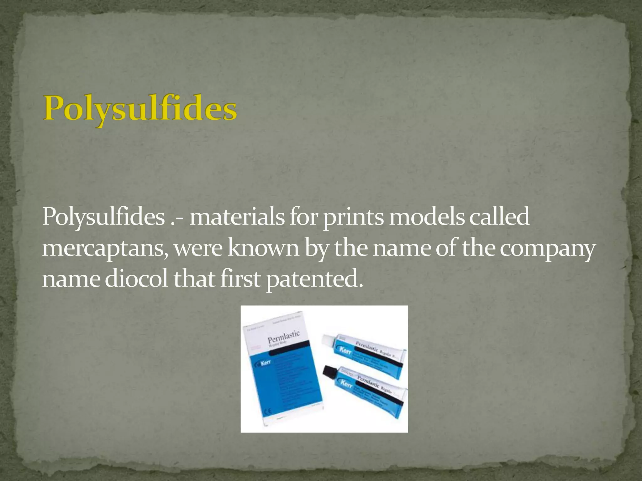 Polyethers and polysulfides | PDF