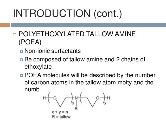 Polyethoxylated tallow amine - Alchetron, the free social encyclopedia