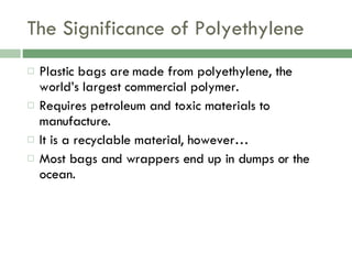 Polyethylene | PPT