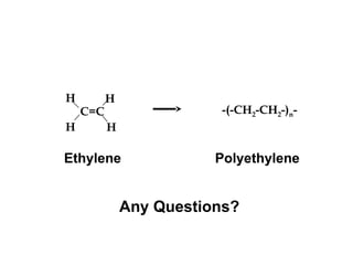 Polyethylene-Synthesis Examples Properties.ppt