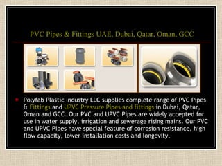 Plastic Pipes & Fittings Supplier, HDPE Pipe & Fittings, PVC Pipes ...
