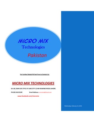 Poly feed presentation | DOCX