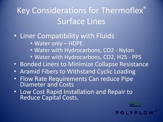 Polyflow Thermoflex Overview June 2012 | PPT