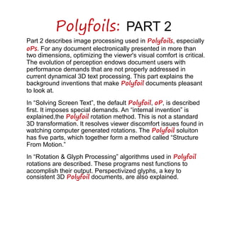 Polyfoil present | PDF | 3-D Graphics | Computer Software and Applications