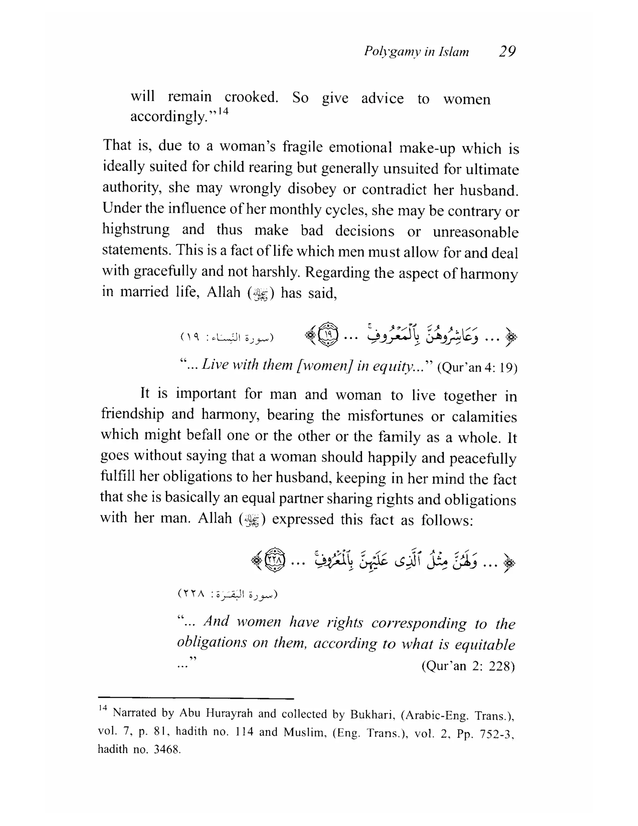 Polygamy in islam - Dr. Bilal Philips | PDF
