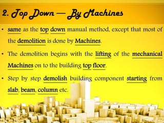 BCT Mod 4 demolition of structure (Updated) | PDF