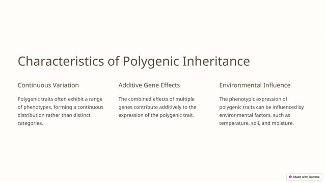 Polygenic Inheritance in Plants (genetics) .pptx