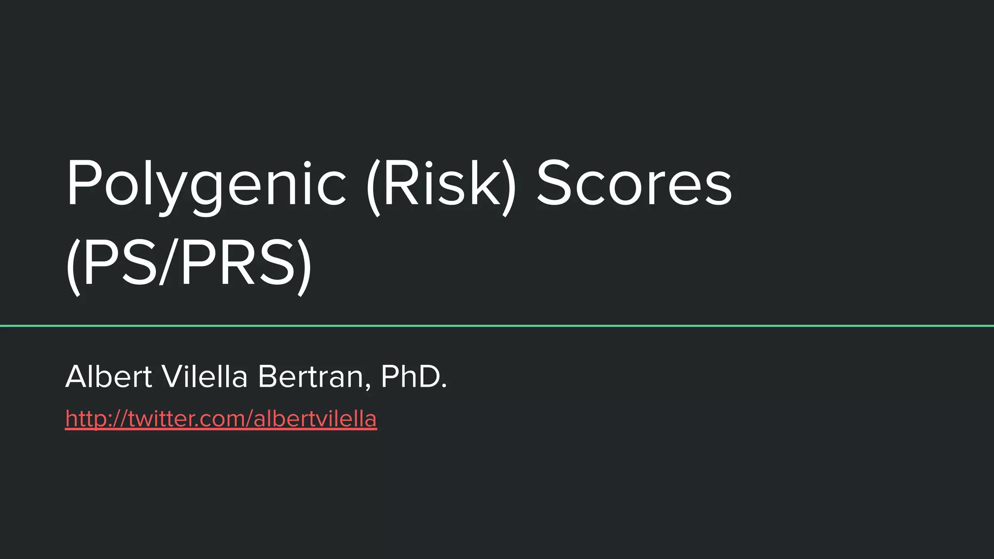 Polygenic (risk) scores (ps prs) | PDF