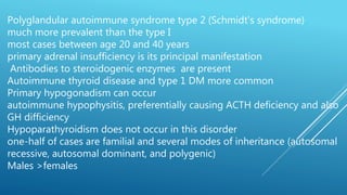 Polyglandular auto immune syndrome | PPT