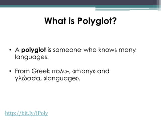 Polyglot 5-min-pitch-for-tec | PPT