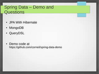 Polyglot persistence with Spring Data | PPT