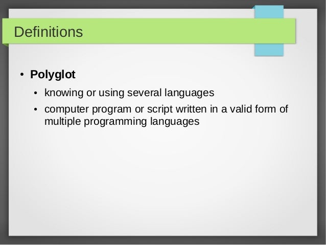 Polyglot persistence with Spring Data Polyglot persistence with Spring Data