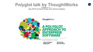 Polyglot engineering | PPTX