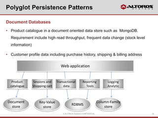 «NoSQL Databases and Polyglot Persistence» | PPTX | Databases | Computer Software and Applications