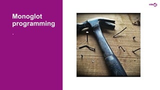 (slides) Polyglot persistence: utilizing open source databases as a Swiss pocket knife | PDF