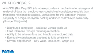 Why does Microsoft care about NoSQL, SQL and Polyglot Persistence ...