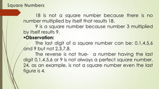 Polygonal and square numbers | PPTX
