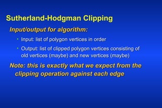 Polygon clipping | PPT