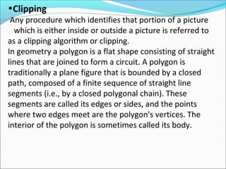 Polygon clipping | PPT
