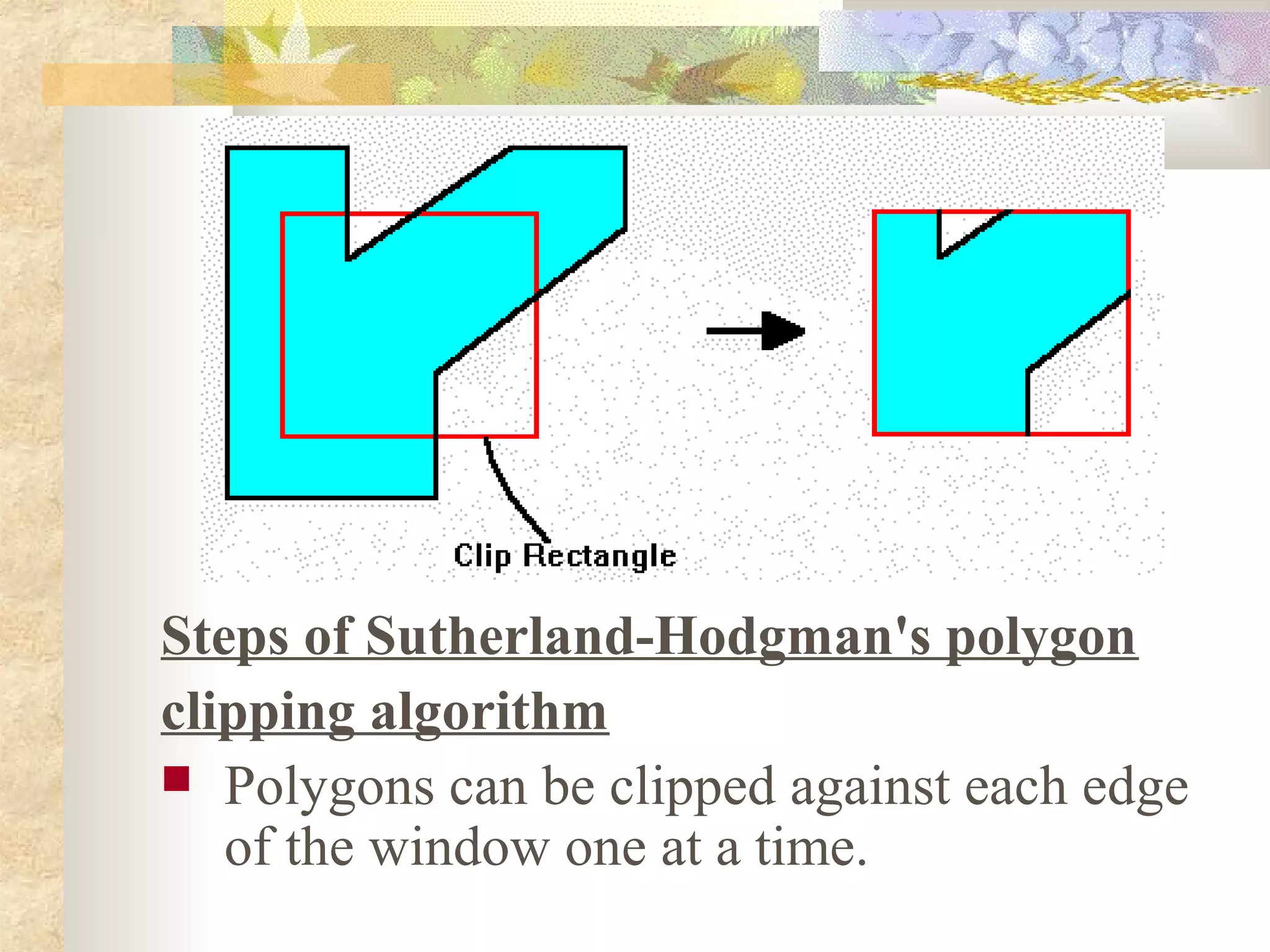 Polygon clipping | PPT