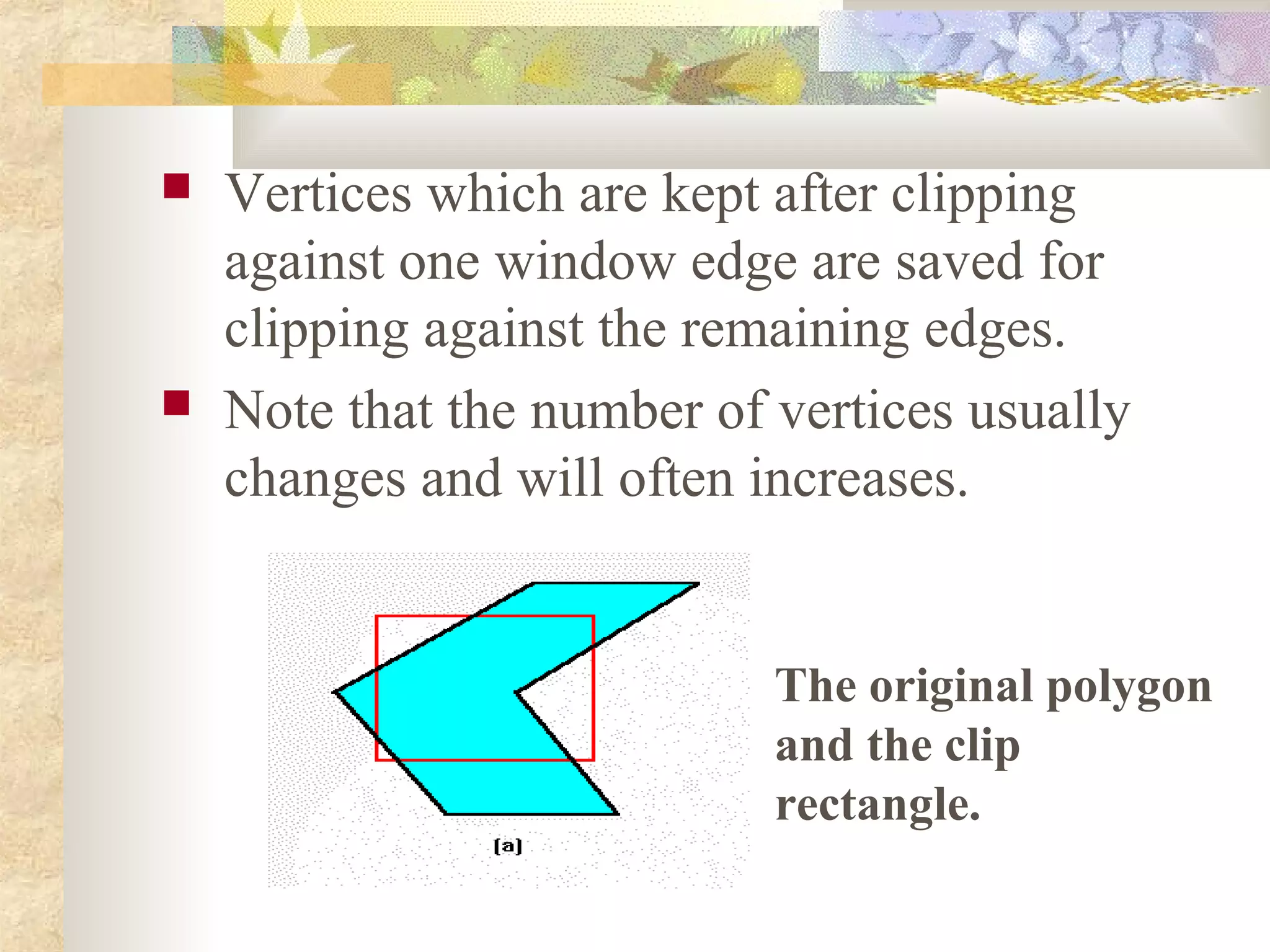 Polygon clipping | PPT