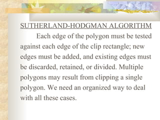 Polygon clipping | PPT