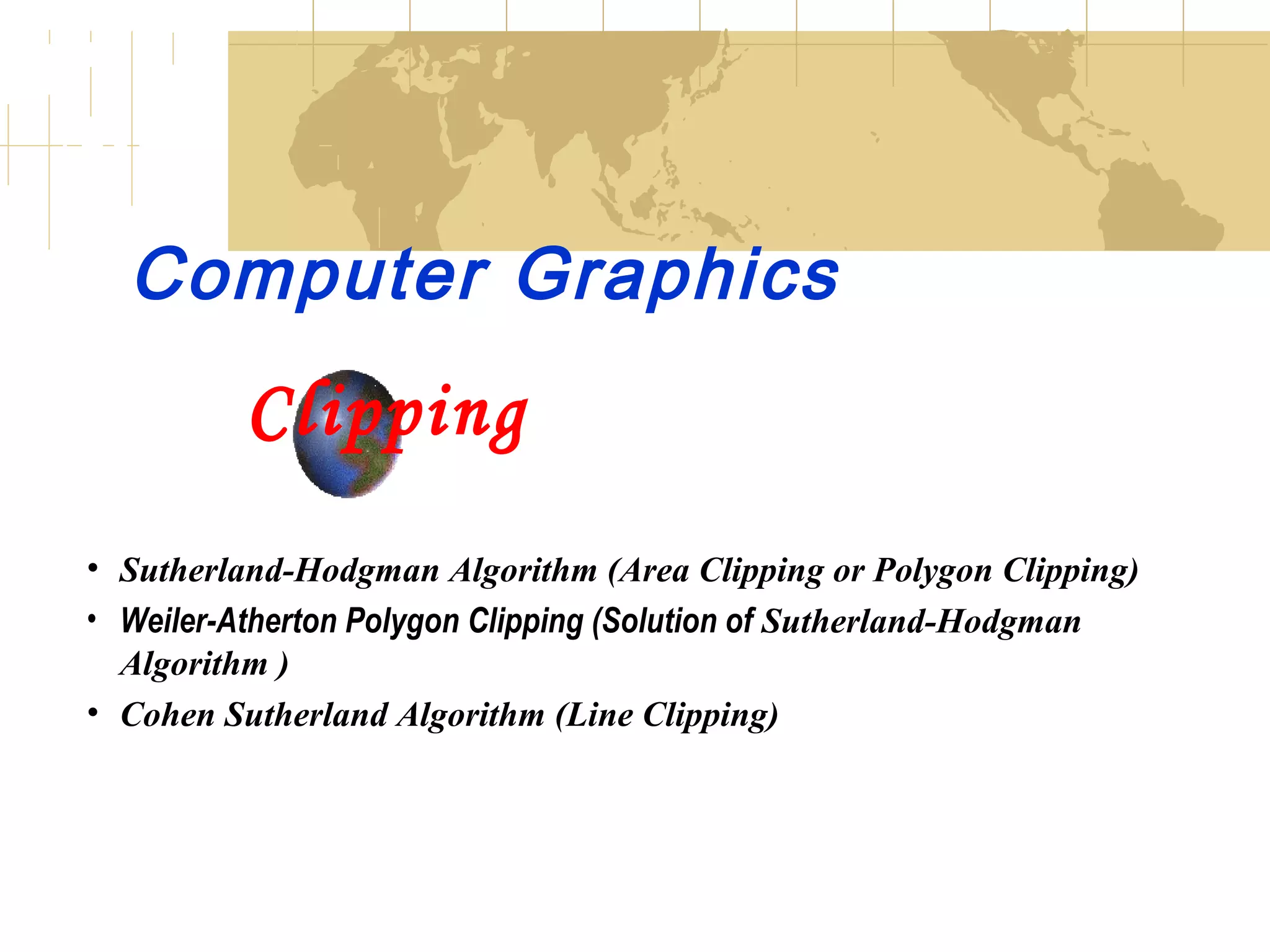 Polygon clipping | PPT