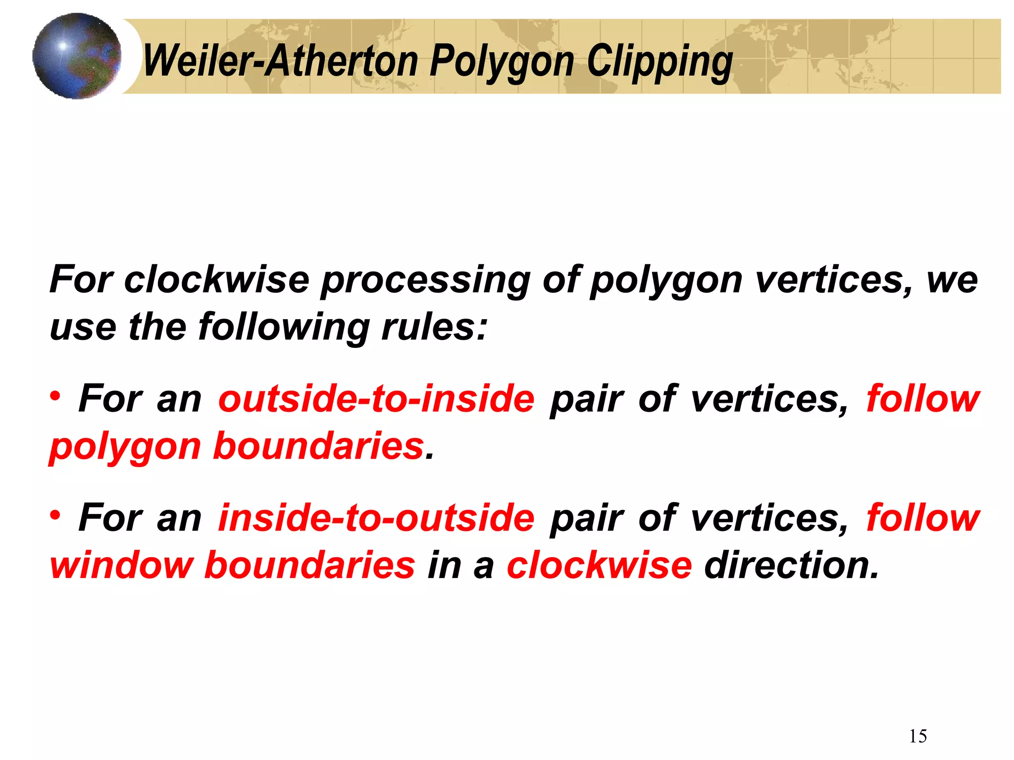 Polygon clipping | PPT