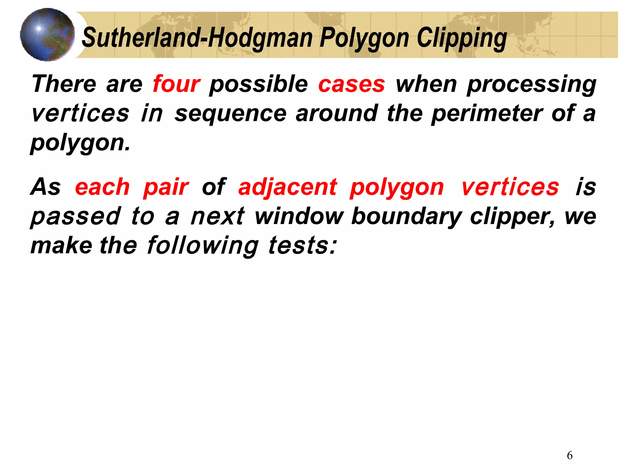 Polygon clipping | PPT