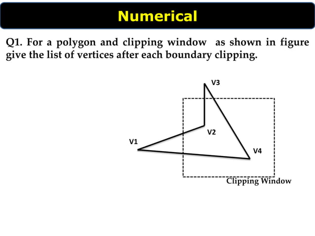 sutherland- Hodgeman Polygon clipping | PPTX