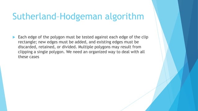 Polygon Clipping With Sutherland Hodgeman Algorithm And Scan Line Fill