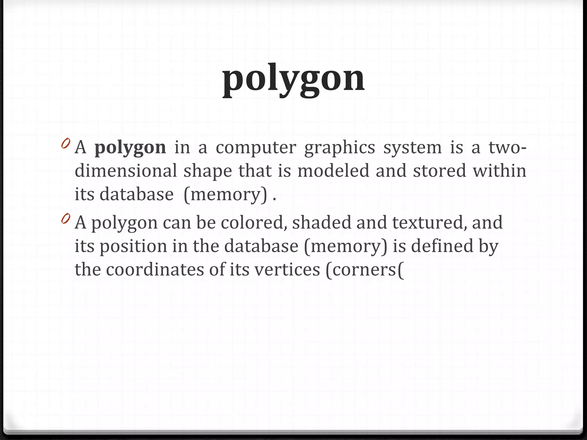 Polygon drawing | PPT