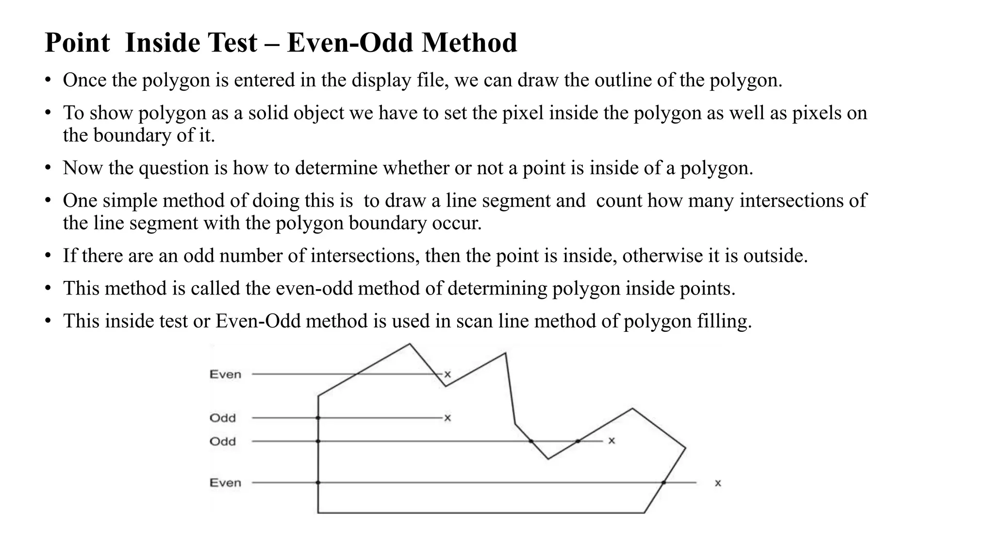 Polygon Filling Algorithm Ppt