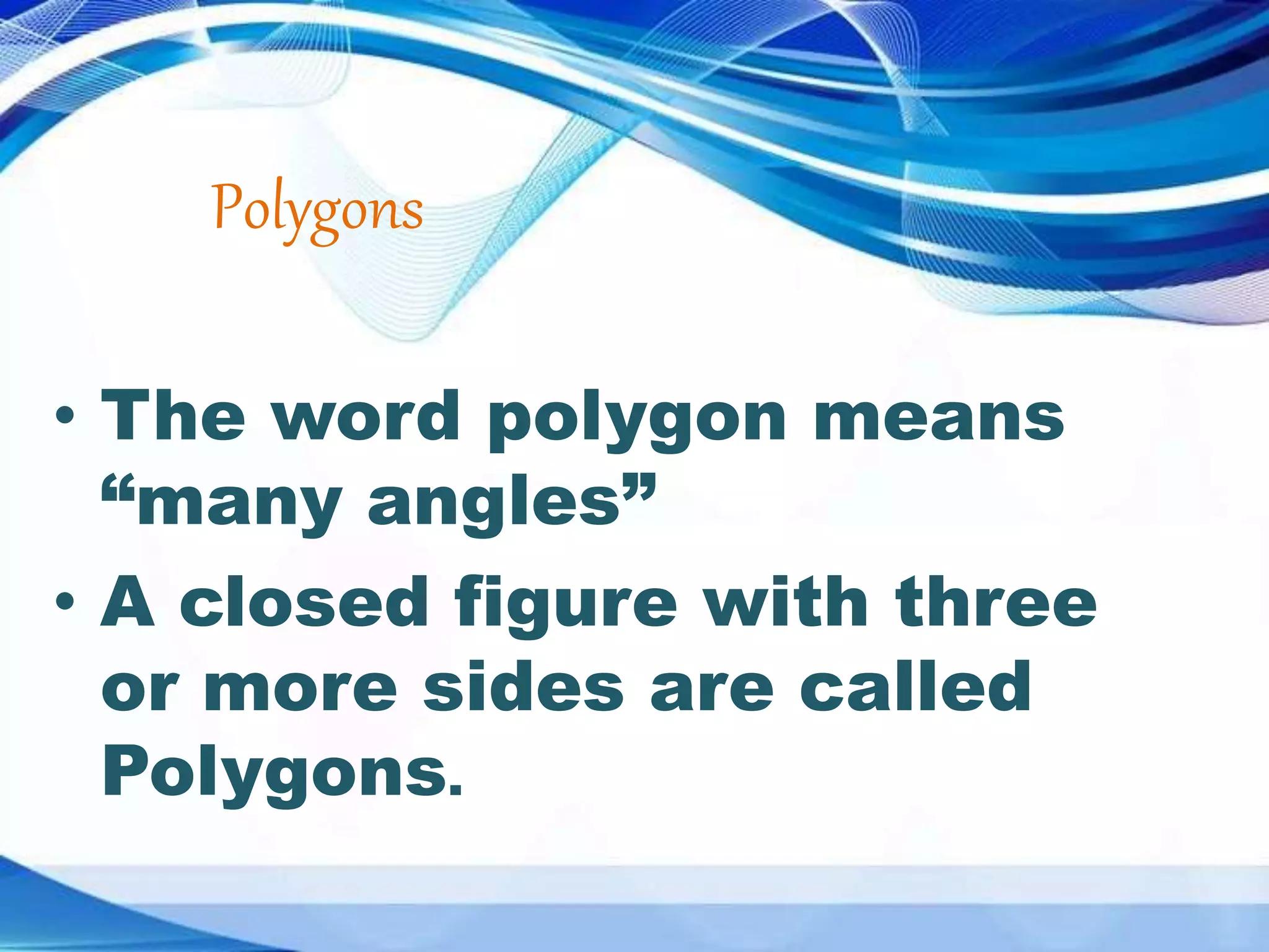 Polygons | PPTX