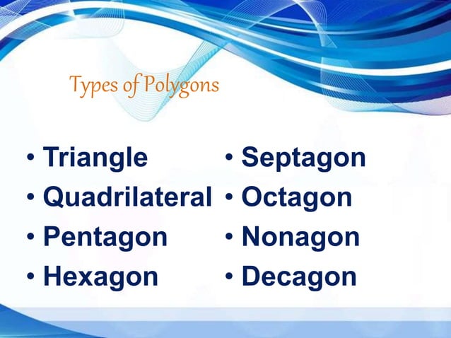 Polygons | PPTX | Geography | Science