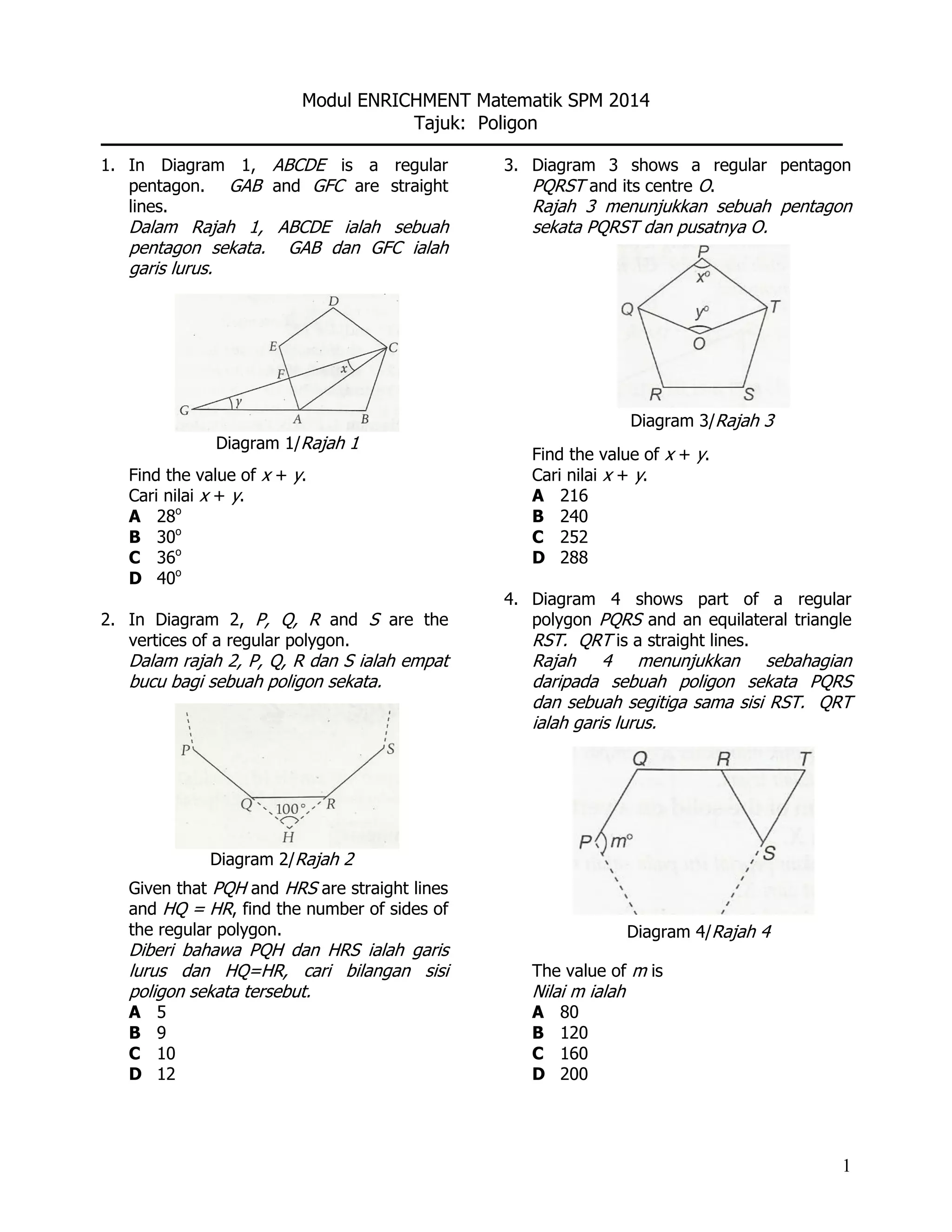 Polygons | PDF