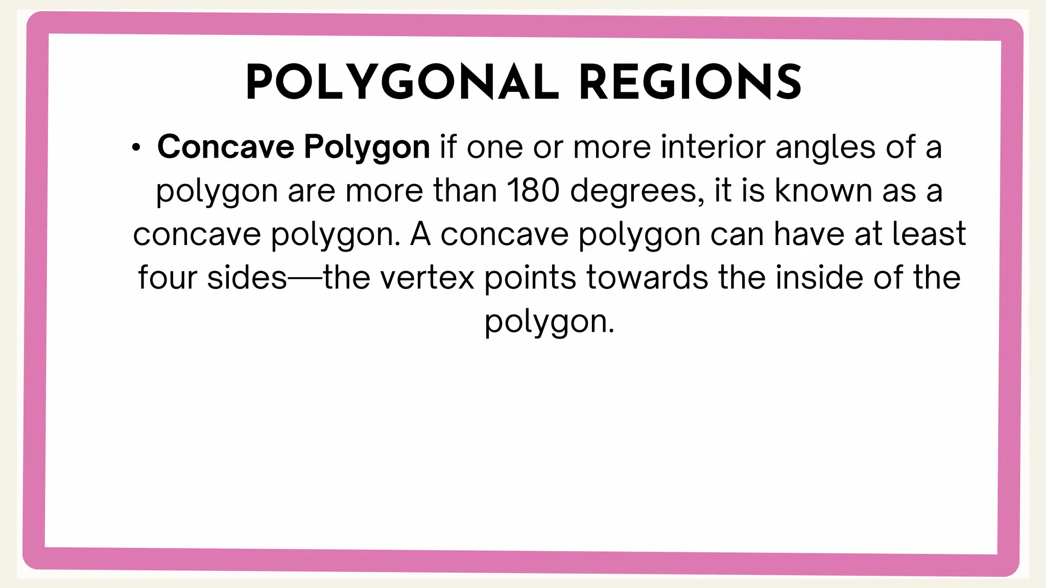 polygons and its classifications and different kinds of polygons | PPTX
