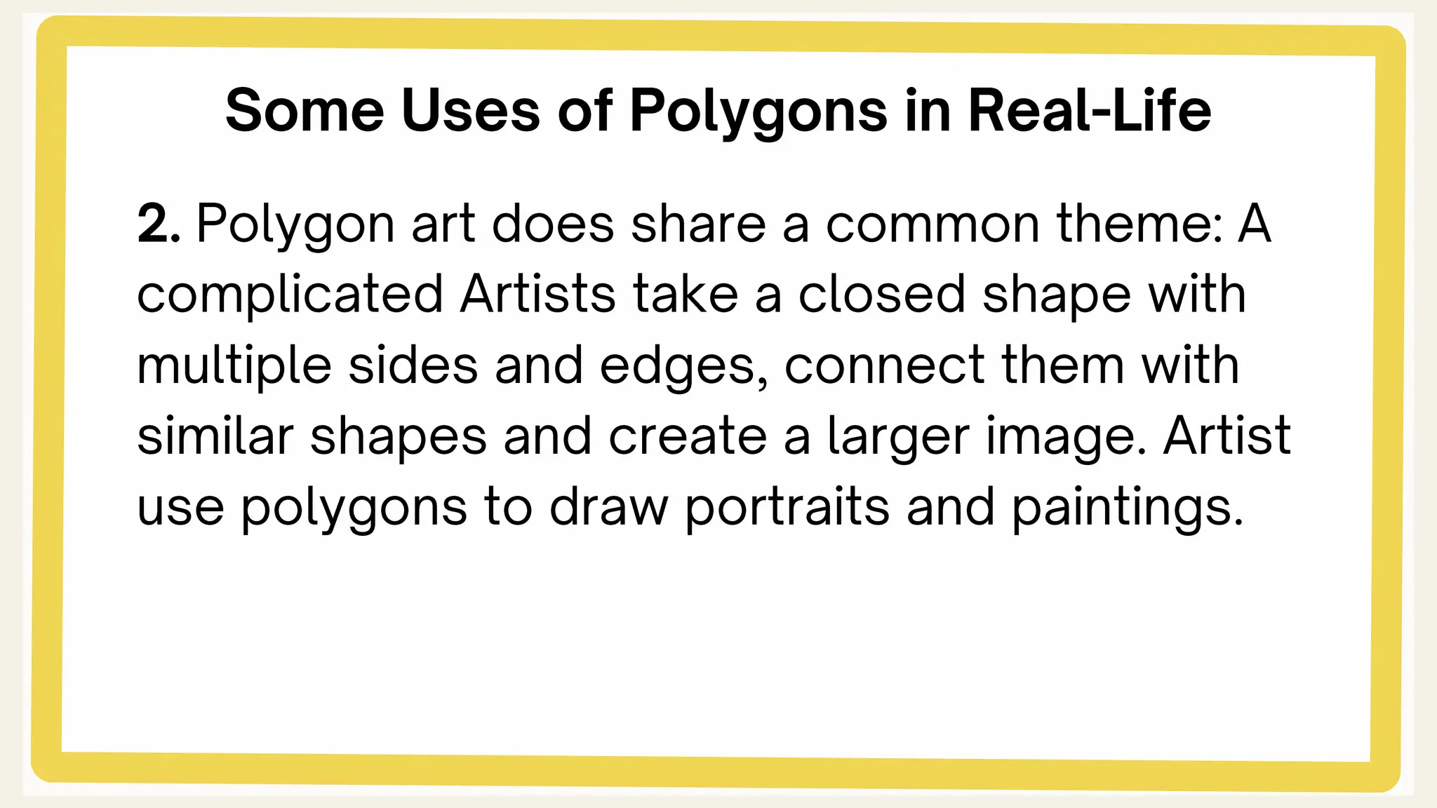 polygons and its classifications and different kinds of polygons | PPTX