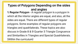 polygons and its classifications and different kinds of polygons | PPT