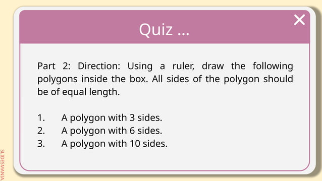 Polygons for learners in grade 7 matatag curriculum | PPTX