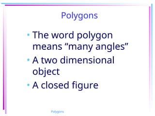 introduction and classification of polygons | PPT