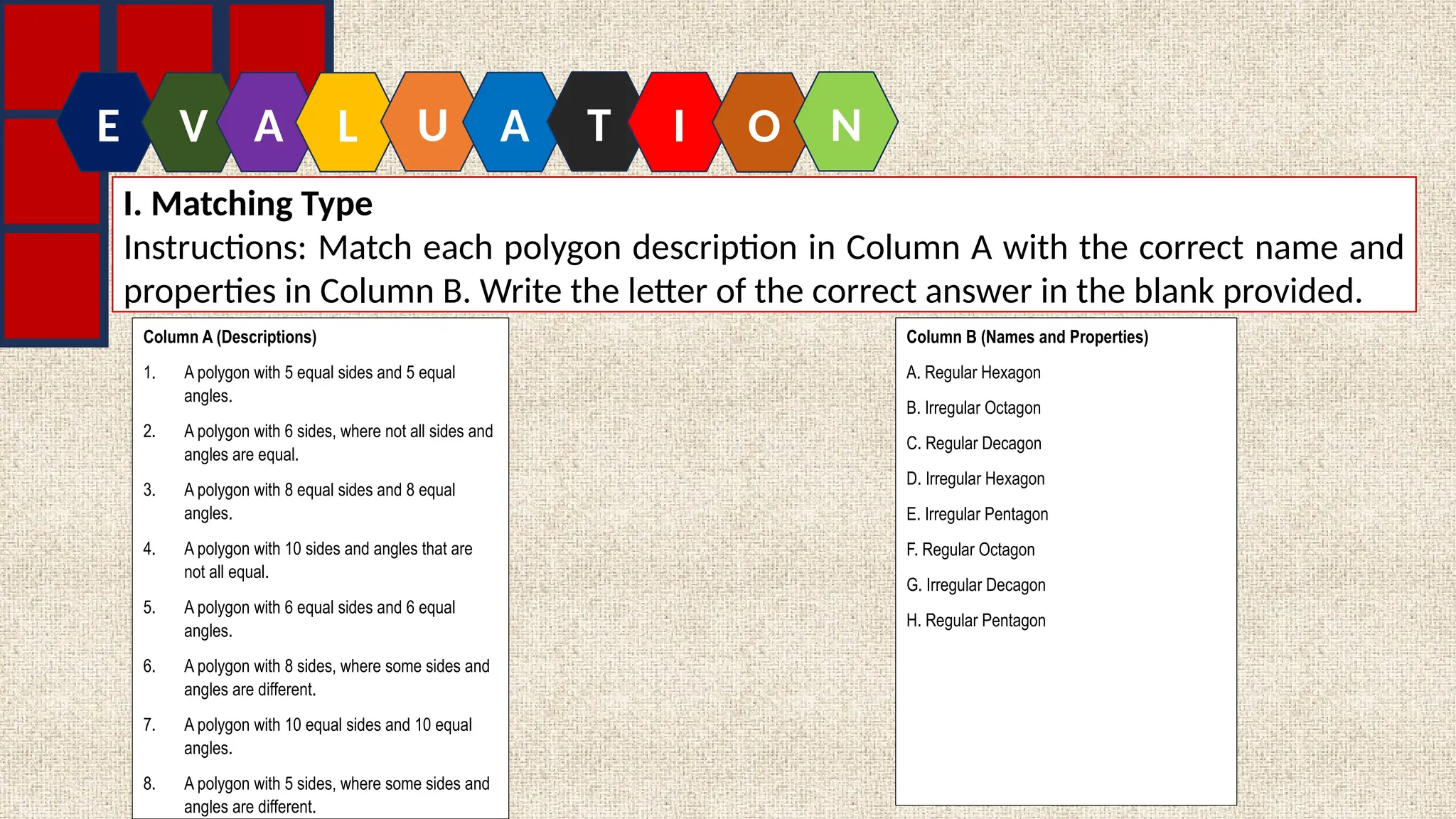 Polygons.pptx TYPES OF DIFFERENT POLYGONS | PPTX